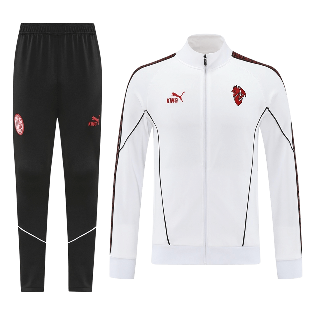 AC Milan Jacket Tracksuit 2025/26 White – Goal Deal Live